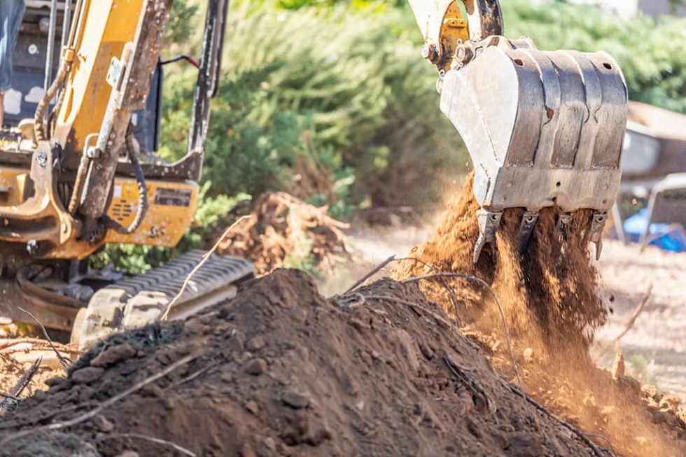 Excavation and Sandstone Construction Work - WS Landscape Management